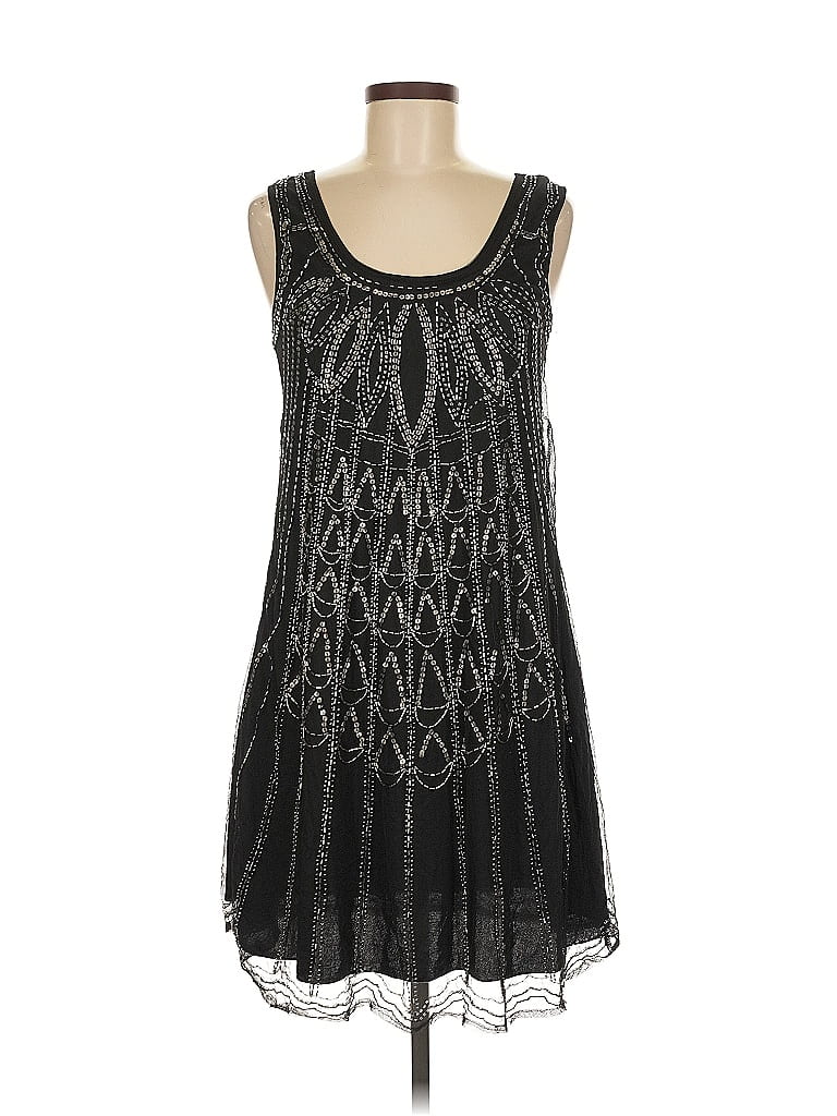 Angie 100% Nylon Black Cocktail Dress Size M - 59% off | ThredUp