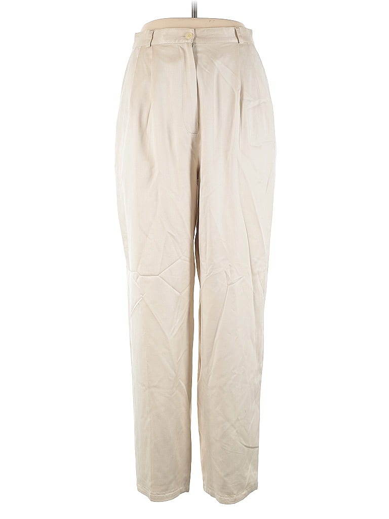 Talbots Ivory Silk Pants Size 10 - 74% off | ThredUp