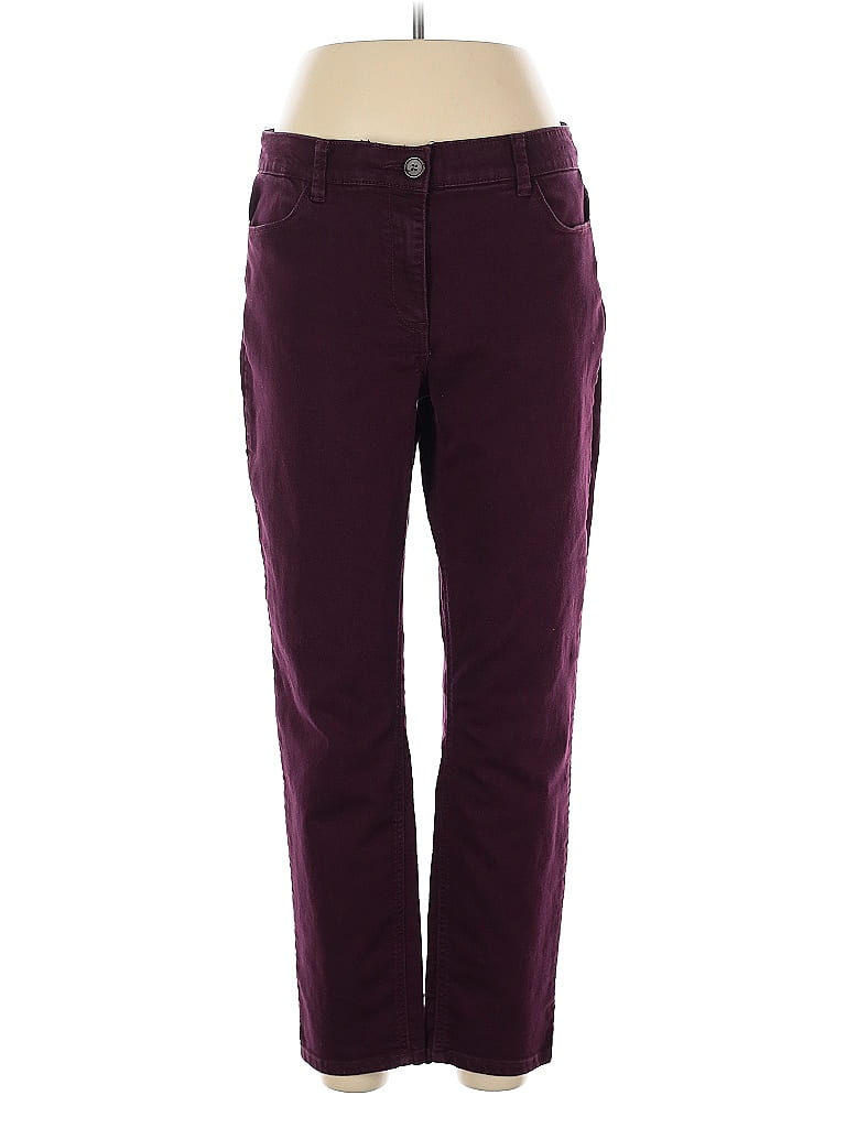 Violets & Roses Burgundy Jeans Size 10 - 64% off | ThredUp