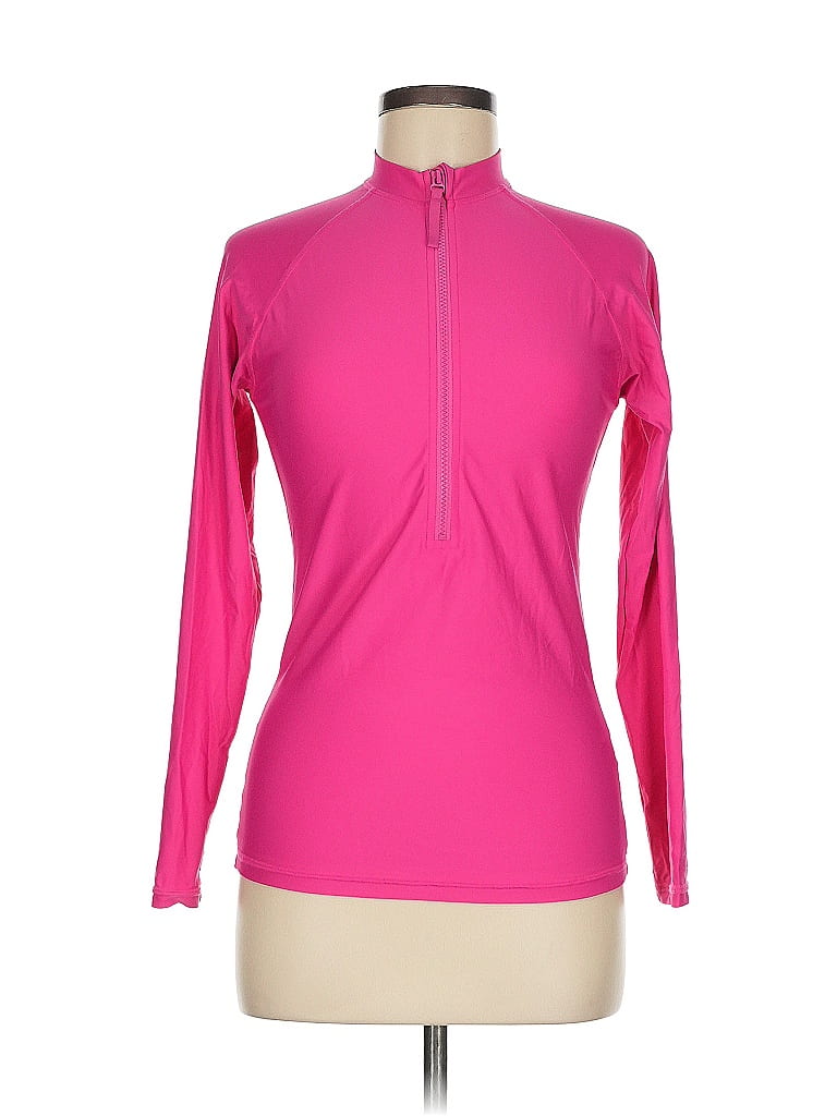 J.Crew Pink Rash Guard Size L - 64% off | ThredUp
