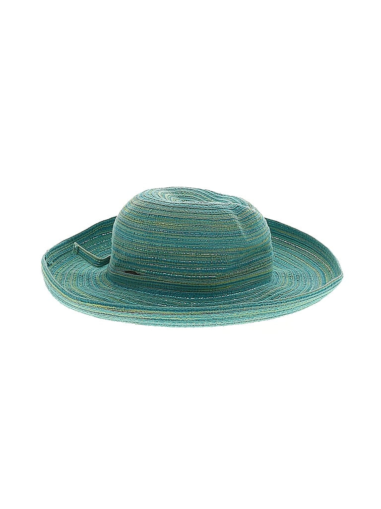 Yumi Teal Blue Sun Hat One size - 60% off | ThredUp