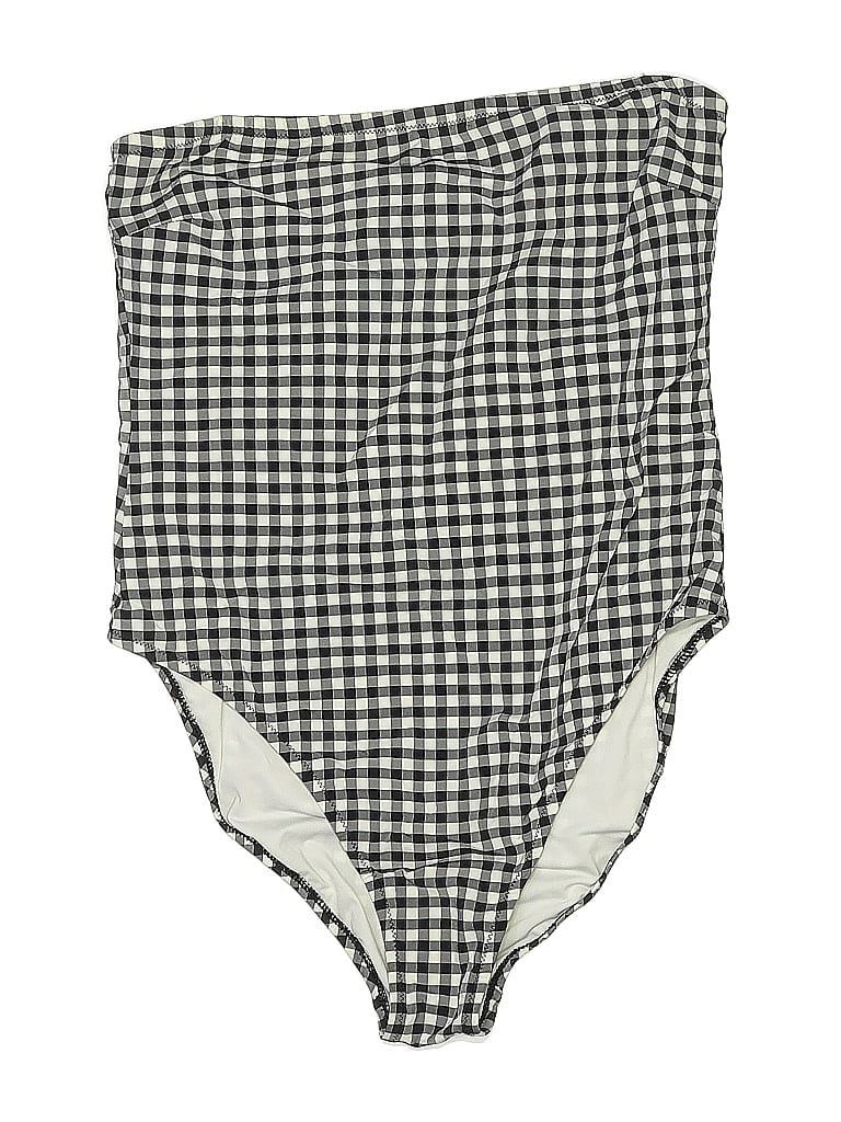 J.Crew Checkered-gingham Ivory One Piece Swimsuit Size 4 - 63% off ...