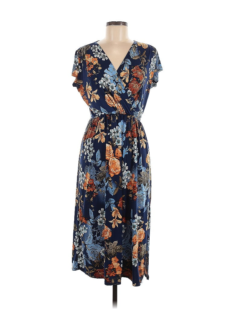 Gilli Paisley Blue Casual Dress Size M - 49% off | ThredUp