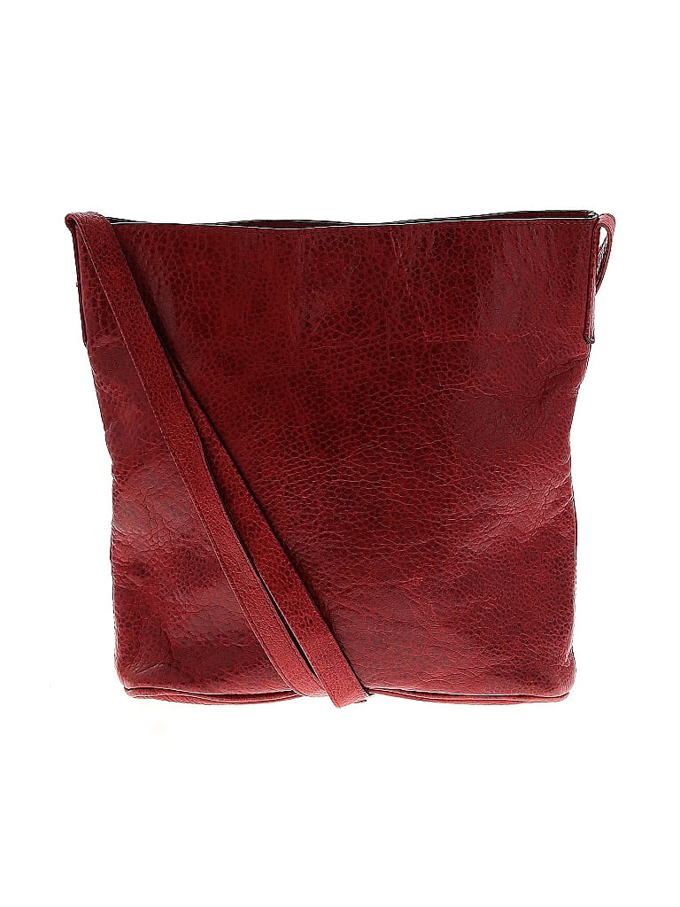 B.May Bags Burgundy Red Leather Crossbody Bag One size - 73% off | ThredUp
