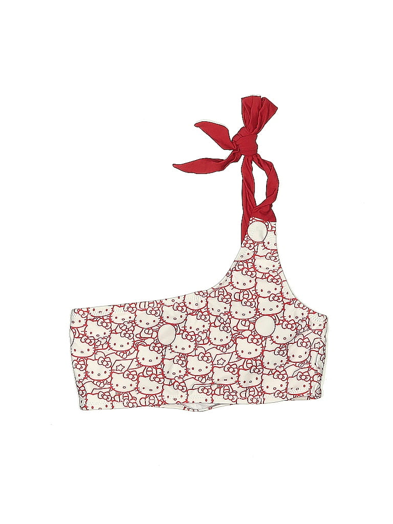 Shein X Hello Kitty and Friends Print Red Swimsuit Top Size XS - 26% ...