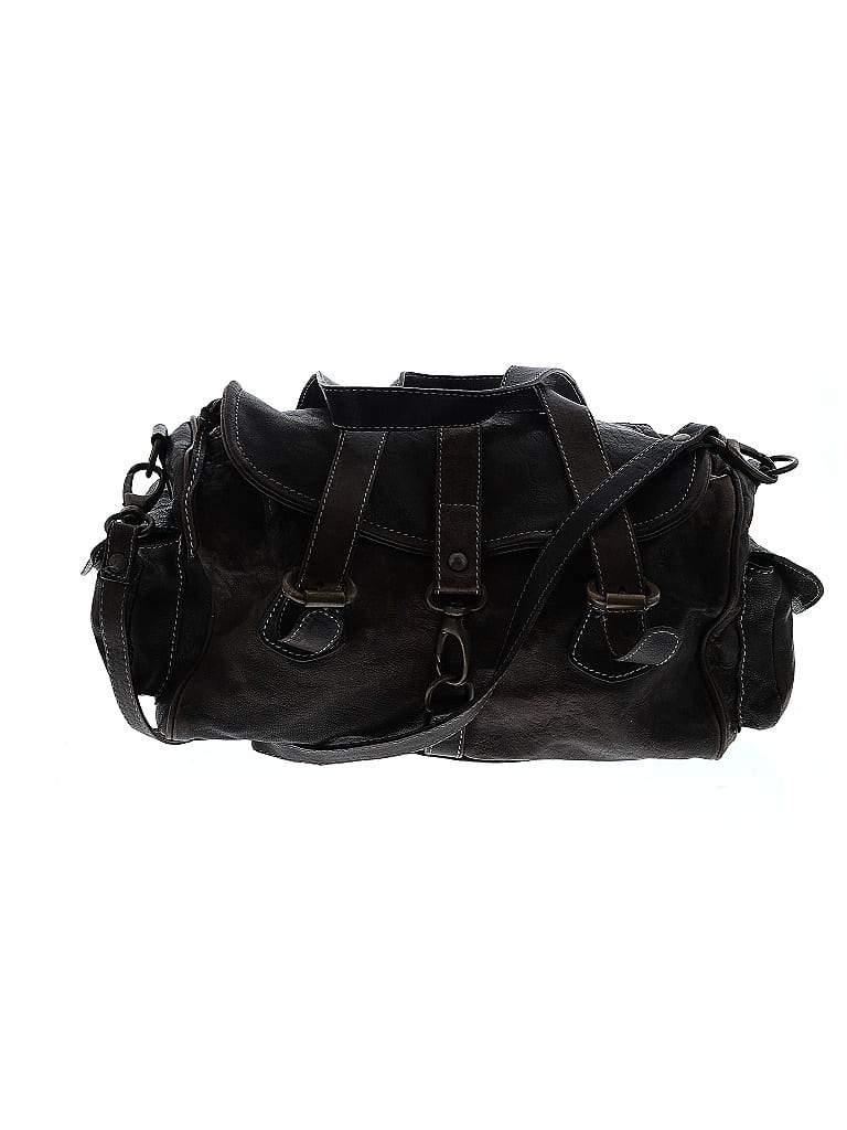 Max & Co 100% Leather Black Brown Leather Satchel One size - 75% off ...