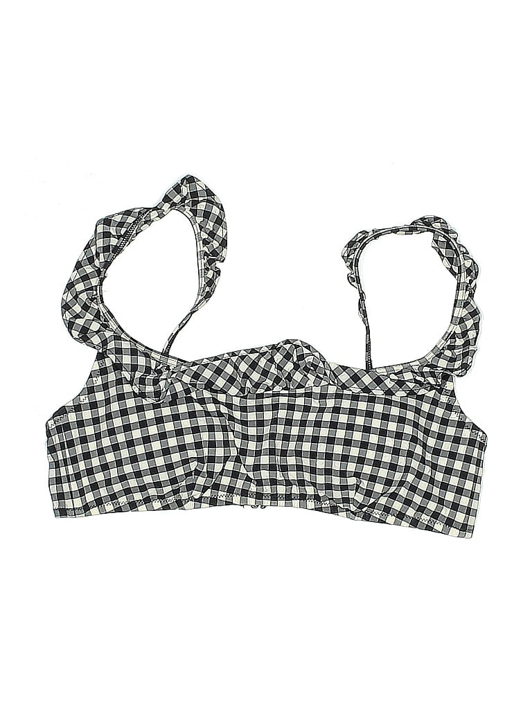 J.Crew Checkered-gingham Black Swimsuit Top Size XS - 61% off | ThredUp