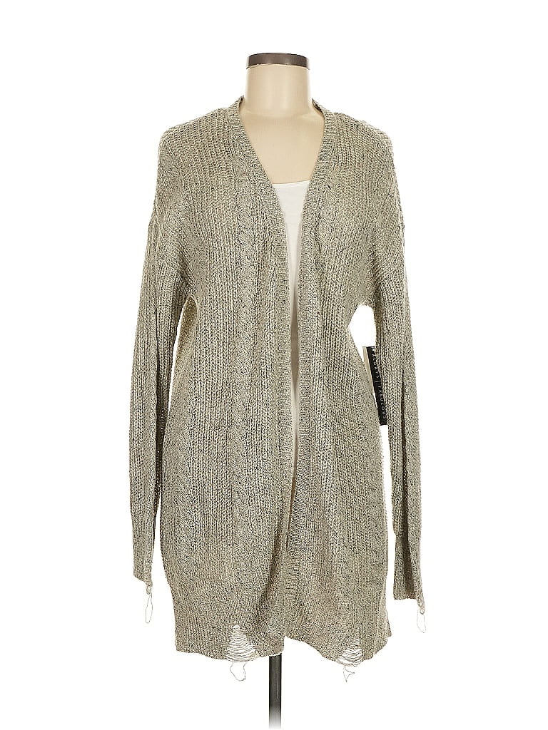 Absolutely Famous Silver Cardigan Size M - 31% off | ThredUp