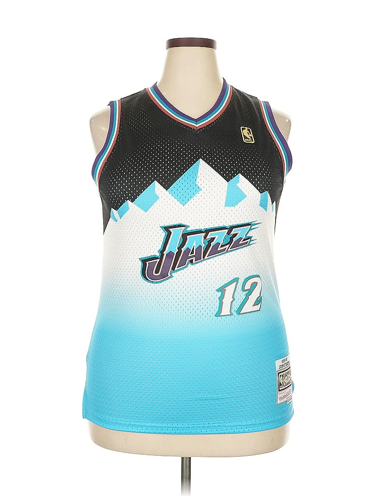 Mitchell & Ness 100% Polyester Blue Tank Top Size 18 - 64% off | ThredUp