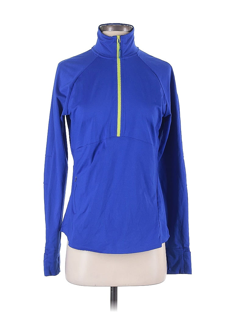 Athleta Blue Track Jacket Size S - 63% off | ThredUp