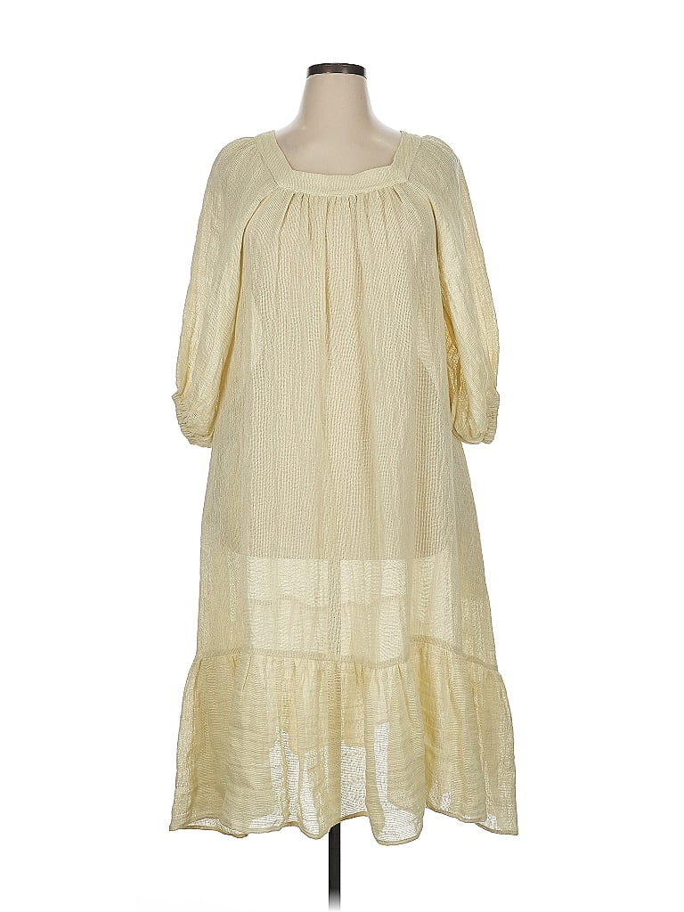 Lisa Marie Fernandez Yellow Ivory Casual Dress Size XL - 19% off | ThredUp