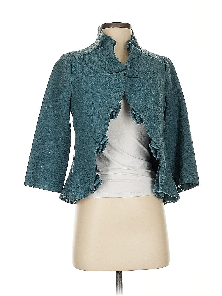 Tabitha Teal Jacket Size 4 - 75% off | ThredUp