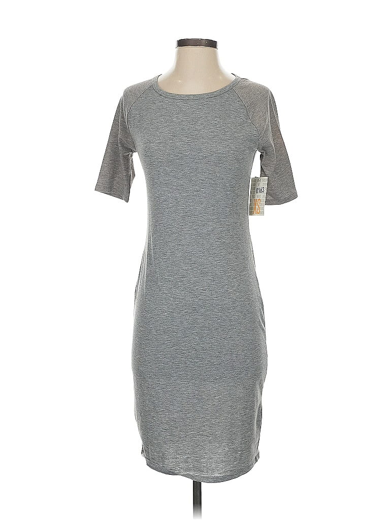 Lularoe Solid Gray Casual Dress Size XS - 54% off | ThredUp