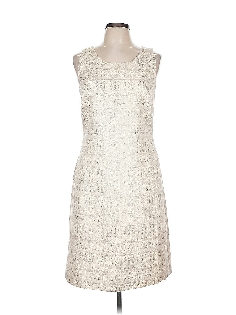 Evan Picone Tweed Ivory Cocktail Dress Size 12 - 74% off | ThredUp