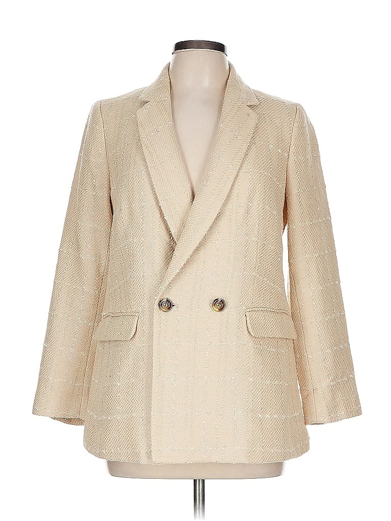 Ann Taylor Tweed Ivory Blazer Size 12 (petite) - 63% off | ThredUp