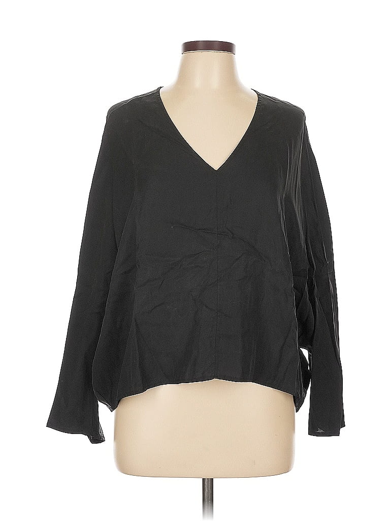 First Rite Black Long Sleeve Blouse Size L - 74% off | ThredUp