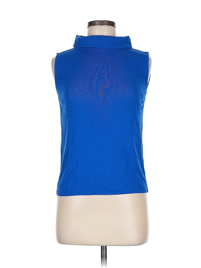 Talbots Blue Sleeveless Top Size M (petite) - 67% off | ThredUp