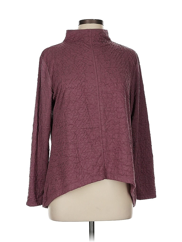 Lisa Bayne Burgundy Long Sleeve Turtleneck Size M - 21% off | ThredUp