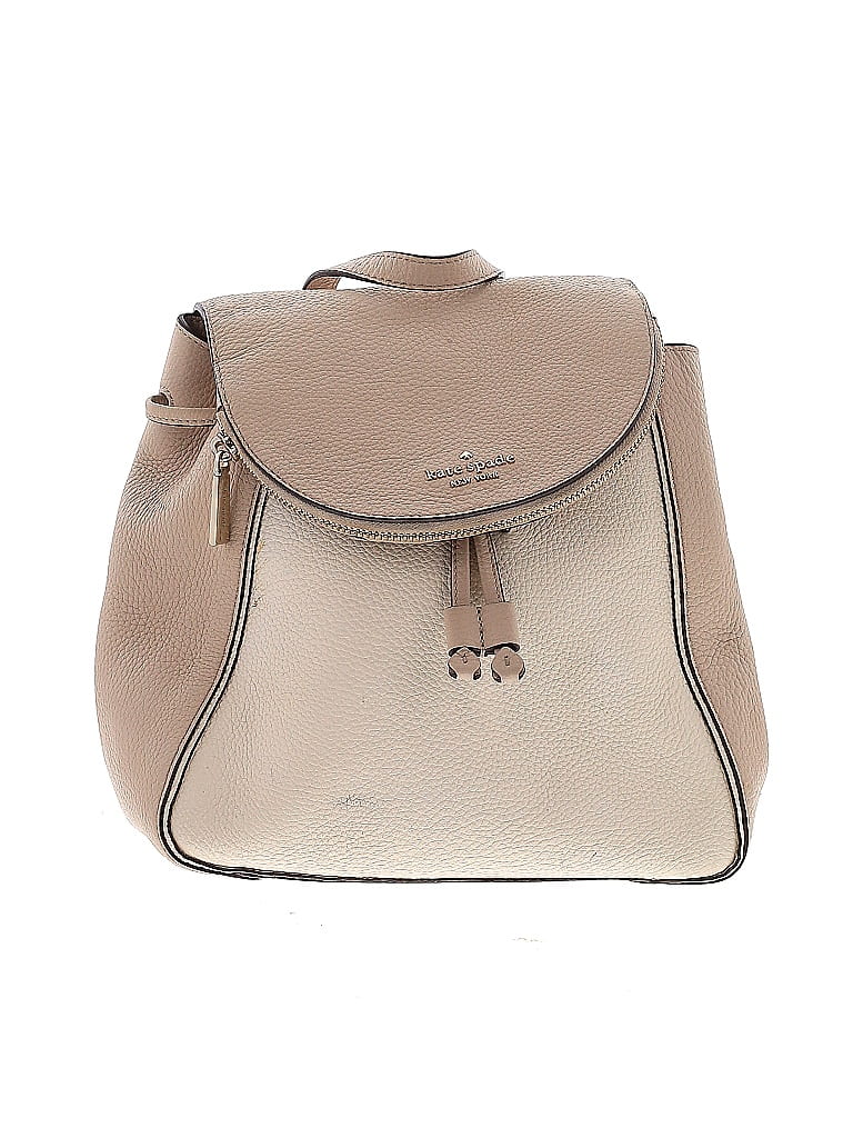 Kate Spade New York 100% Leather Tan Leather Backpack One size - 77% ...