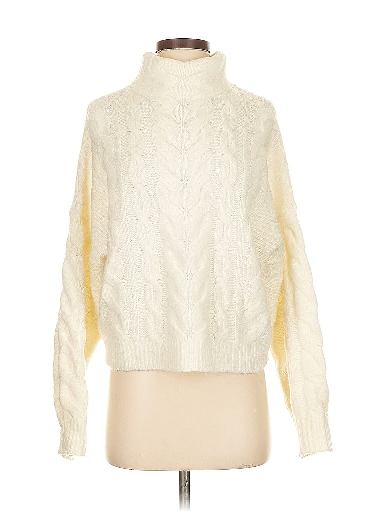 Point Sur Ivory Turtleneck Sweater Size S - 85% off | ThredUp