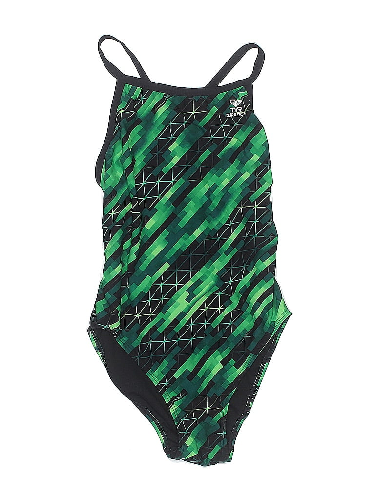 TYR Argyle Green One Piece Swimsuit Size L - 52% off | ThredUp