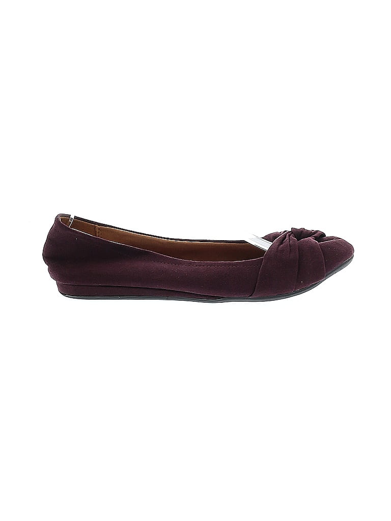 REPORT Burgundy Flats Size 7 1/2 - 69% off | ThredUp