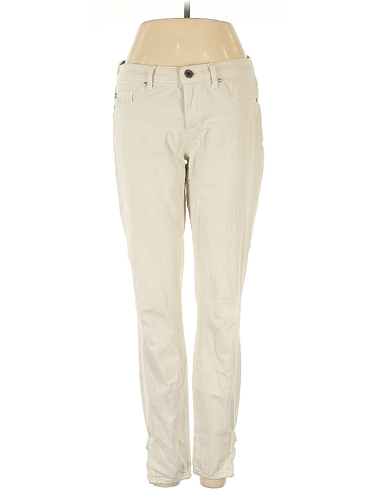 REI Co Op Chevron-herringbone Ivory Jeans Size 28 waist - 76% off | ThredUp