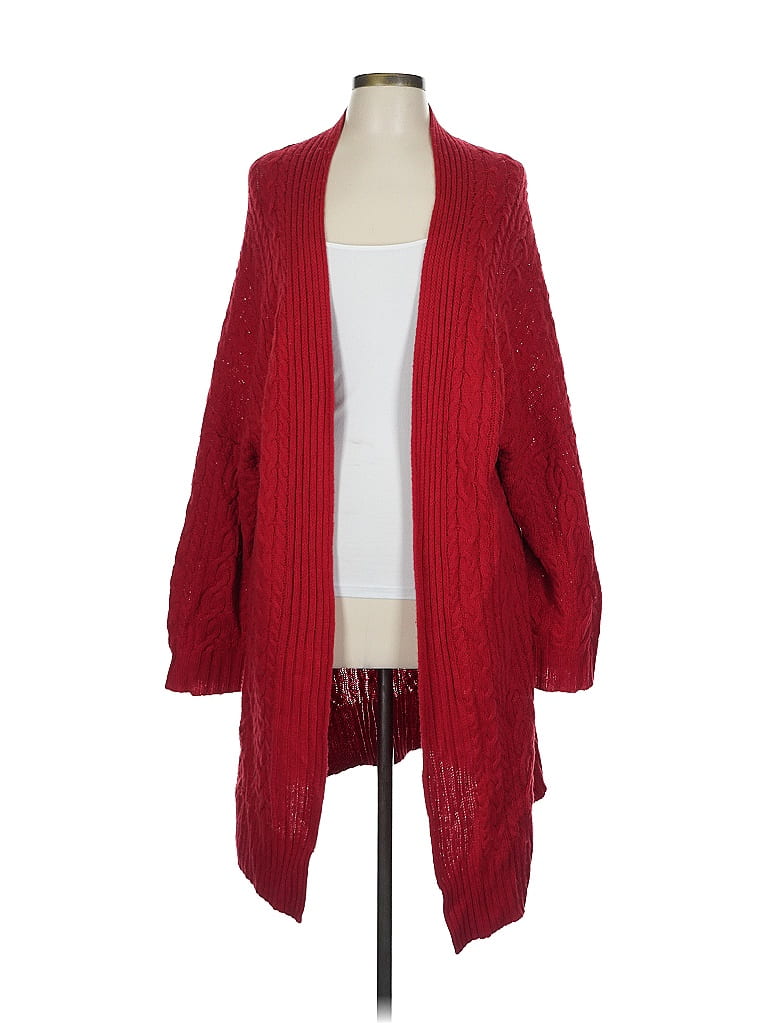 Lauren by Ralph Lauren Red Cardigan Size L - 72% off | ThredUp