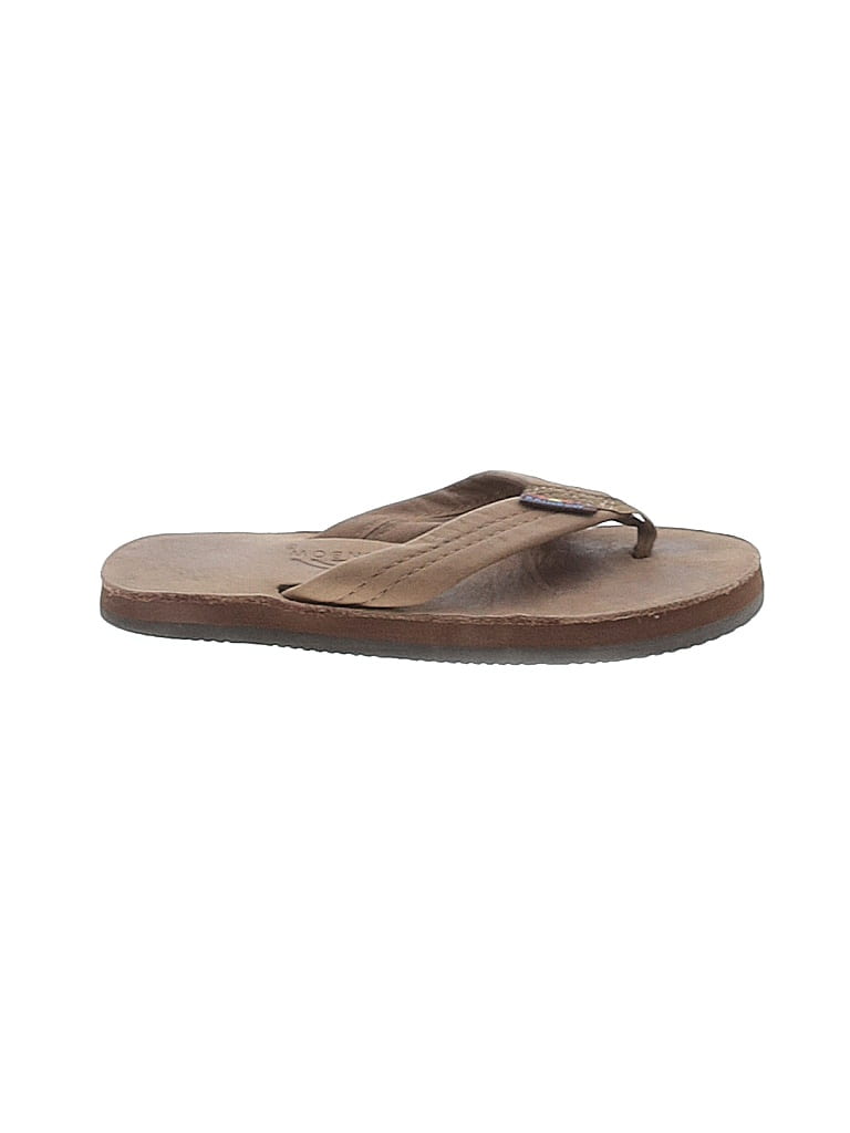 Rainbow Brown Flip Flops Size 11 - 37% off | ThredUp