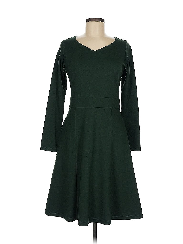 Virginia Dare Solid Green Casual Dress Size M - 65% off | ThredUp