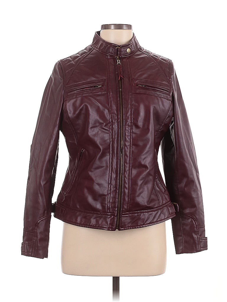 Unbranded Burgundy Jacket Size M - 59% off | ThredUp