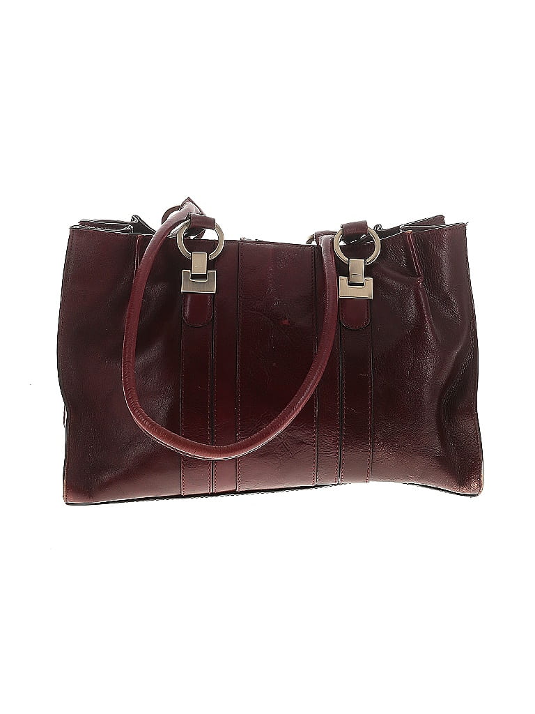 Etienne Aigner 100% Leather Burgundy Leather Shoulder Bag One size - 82 ...