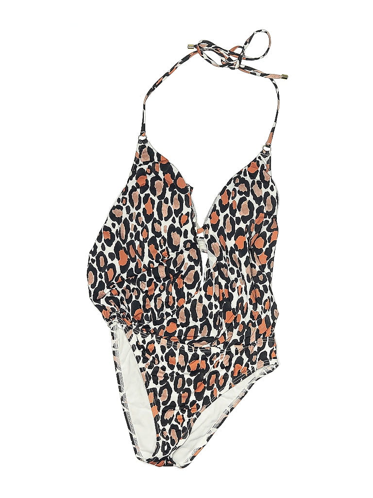 Bar III Animal Print Ivory One Piece Swimsuit Size S - 32% off | ThredUp
