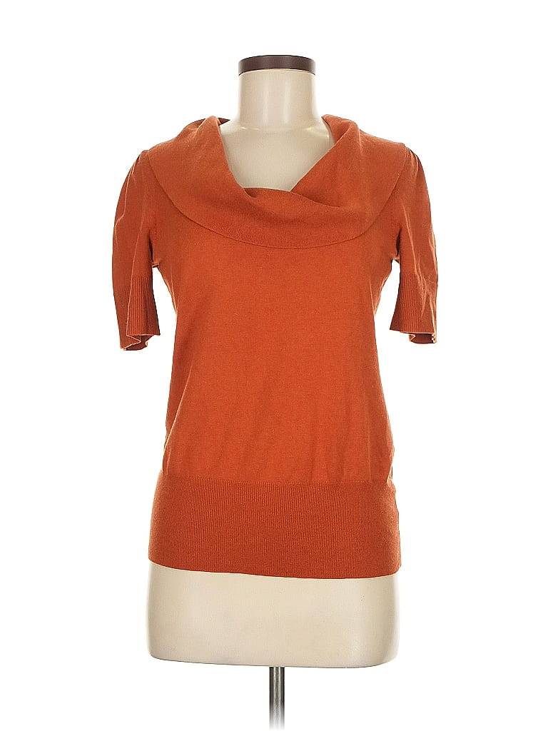 Classiques Entier Orange Silk Pullover Sweater Size M - 86% off | ThredUp