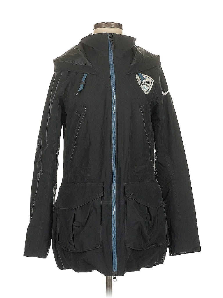 Nike 100% Recycled Polyester Black Snow Jacket Size S - 59% off | ThredUp