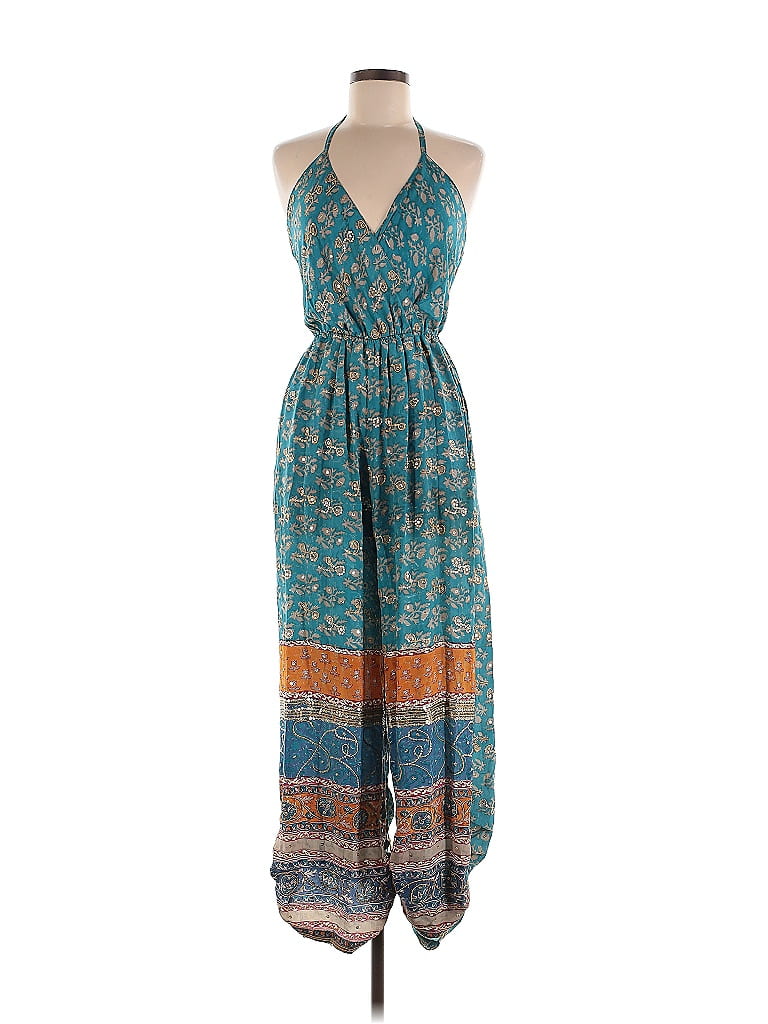 Indie Ella Paisley Teal Jumpsuit One size - 61% off | ThredUp