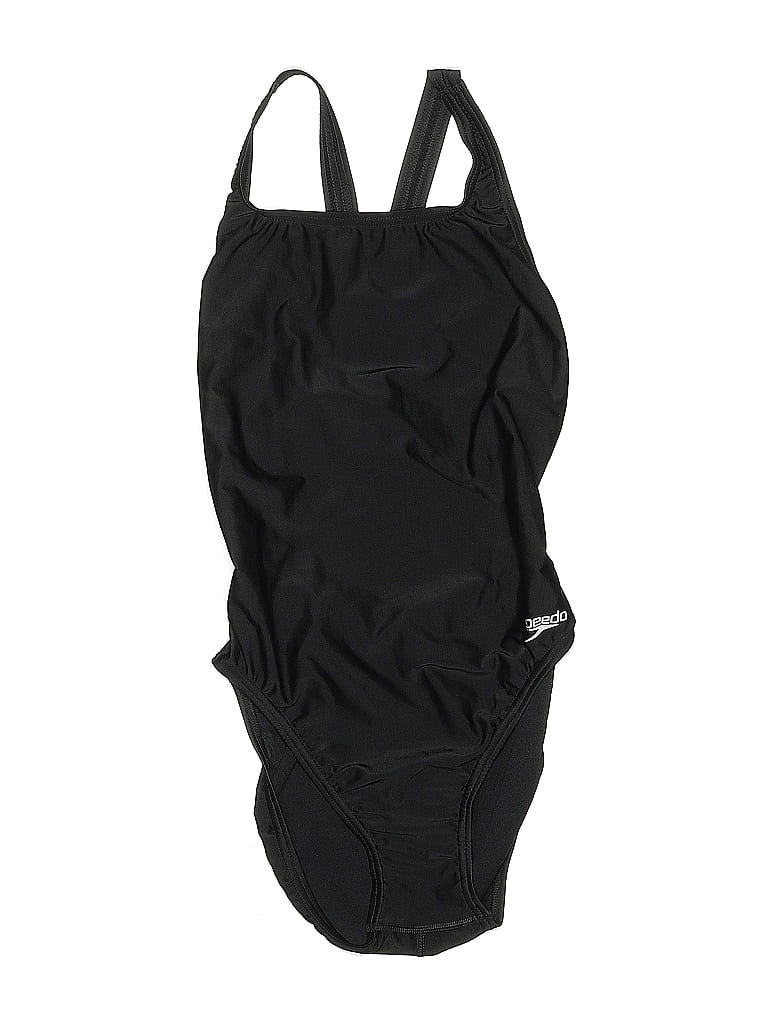 Speedo Black One Piece Swimsuit Size 10 - 45% off | ThredUp