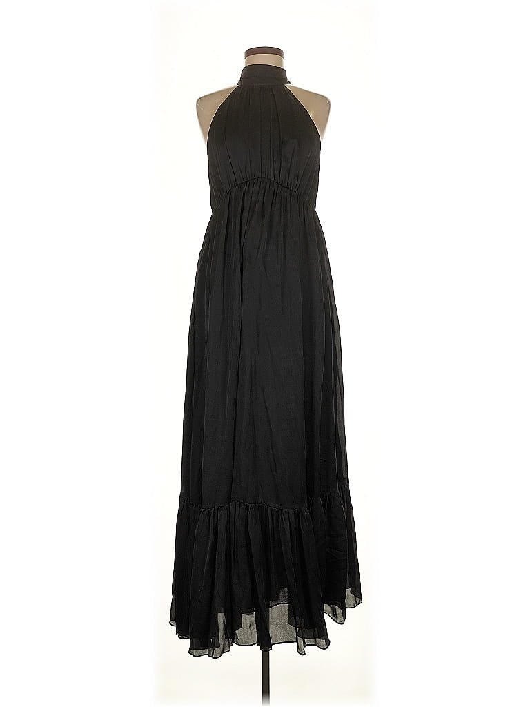 Zimmermann 100% Silk Black Silk Maxi Dress Size 8 - 65% off | ThredUp