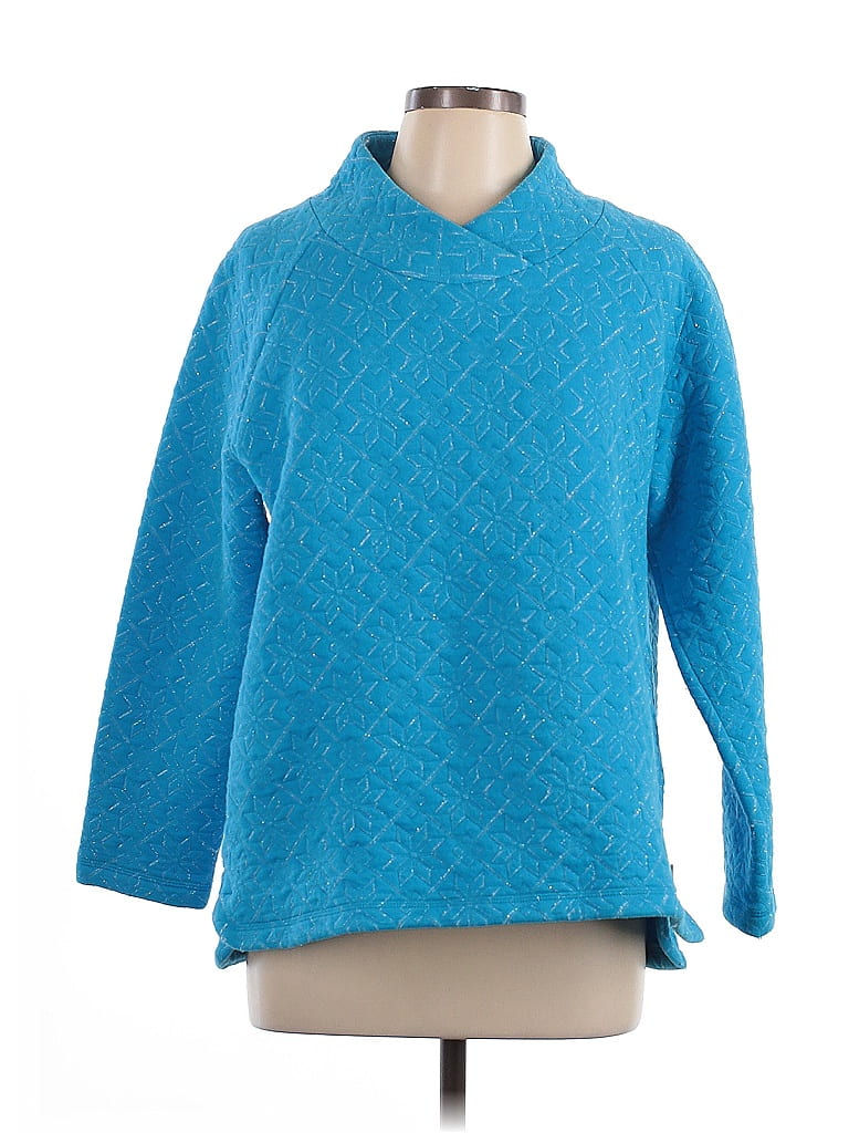 T by Talbots Blue Pullover Sweater Size L - 74% off | ThredUp