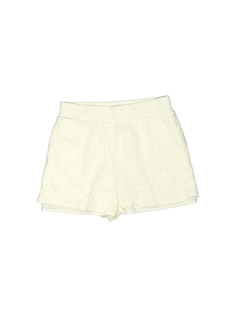 Forever 21 100% Cotton Solid Ivory Shorts Size M - 42% off | ThredUp