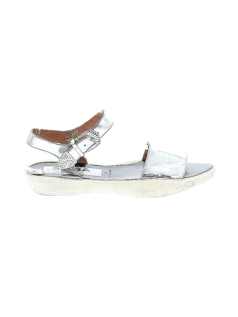 Musa Silver Sandals Size EU (IT) 39 / US 9 - 73% off | ThredUp