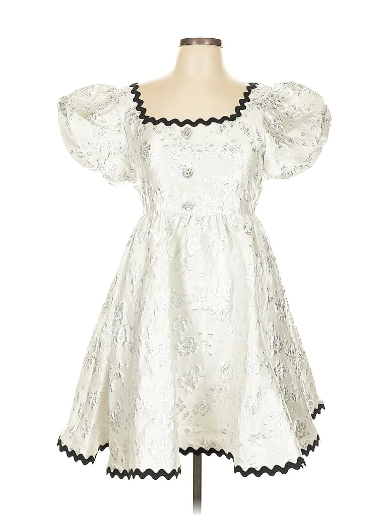 Sister Jane Argyle Silver Cocktail Dress Size L - 67% off | ThredUp