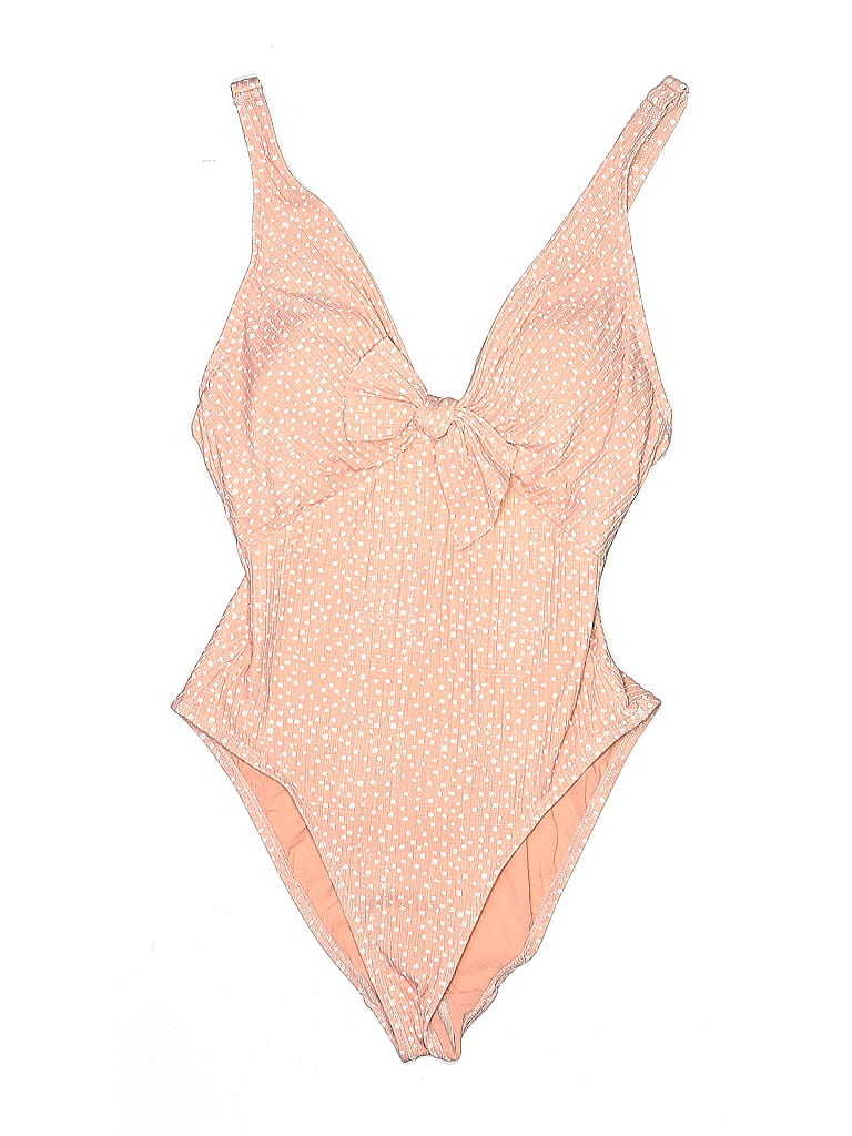 Robin Piccone Print Orange One Piece Swimsuit Size 10 - 66% off | ThredUp