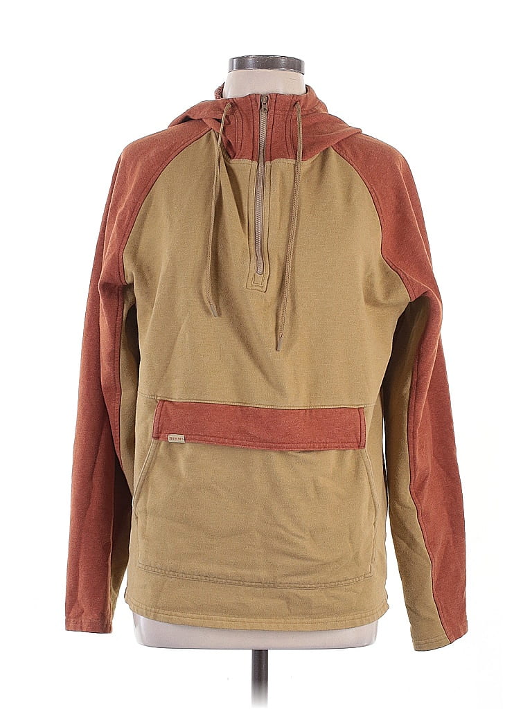 Simms Brown Pullover Hoodie Size L - 57% off | ThredUp