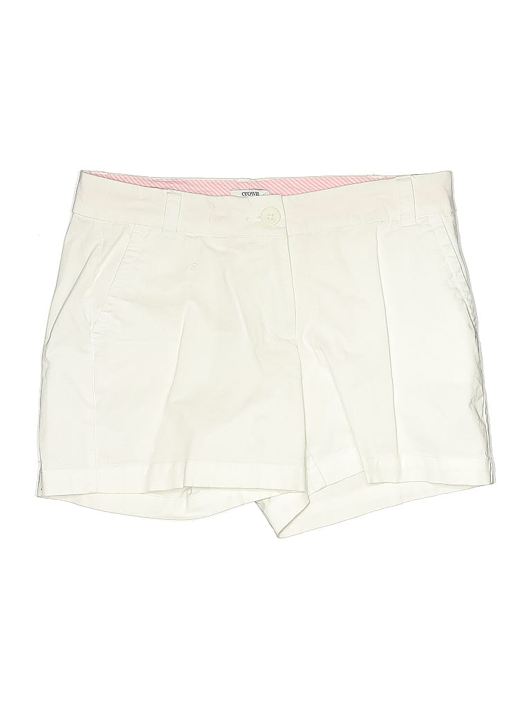 Crown & Ivy Solid Ivory Shorts Size 4 (petite) - 40% off | ThredUp