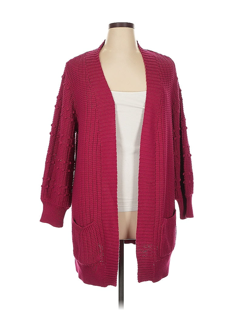 Anthony Richards Burgundy Cardigan Size XL - 43% off | ThredUp