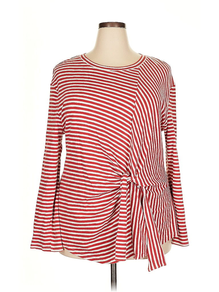 &.Layered Red Long Sleeve Top Size 3X - 61% off | ThredUp