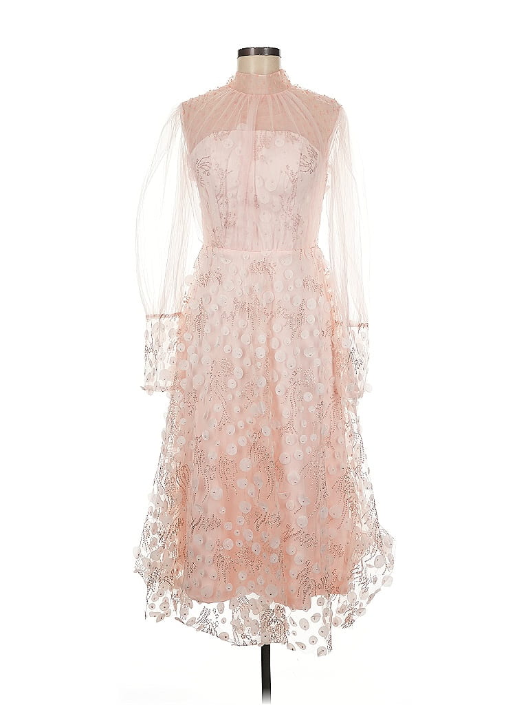 Chicwish 100% Polyester Pink Cocktail Dress Size M - 60% off | ThredUp