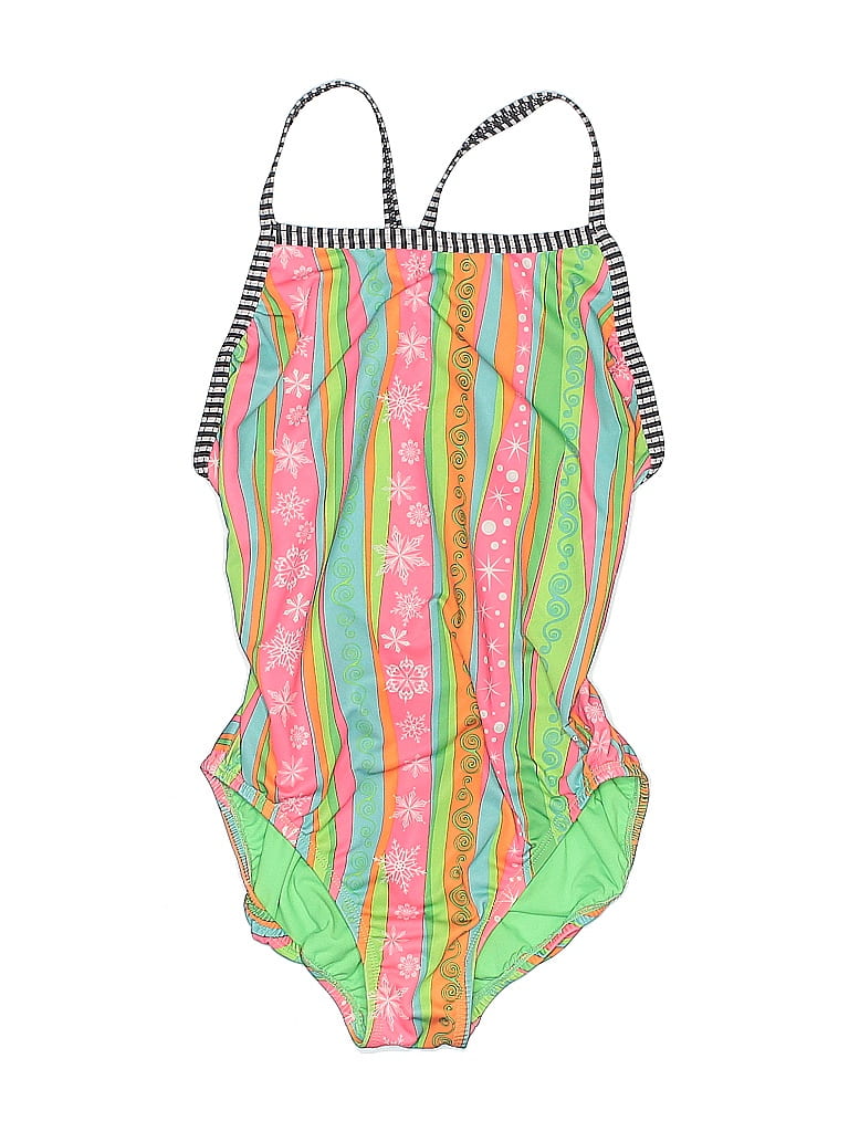 Dolfin Graphic Green One Piece Swimsuit Size XL - 47% off | ThredUp