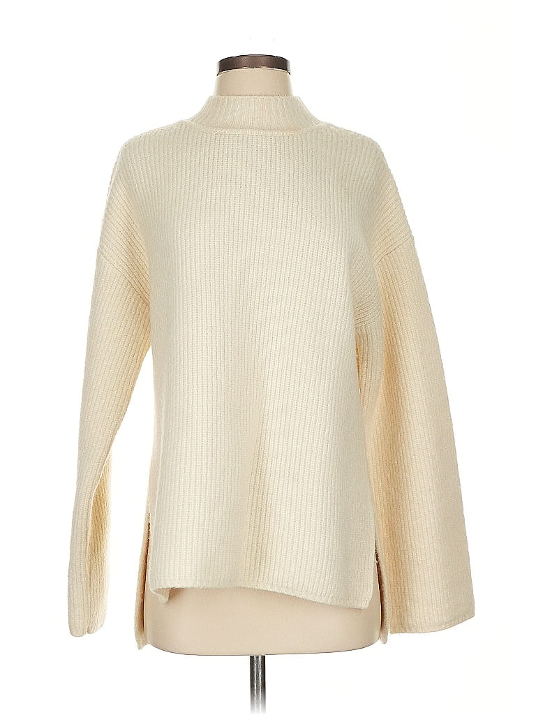 Carbon38 Ivory Turtleneck Sweater Size S - 70% off | ThredUp